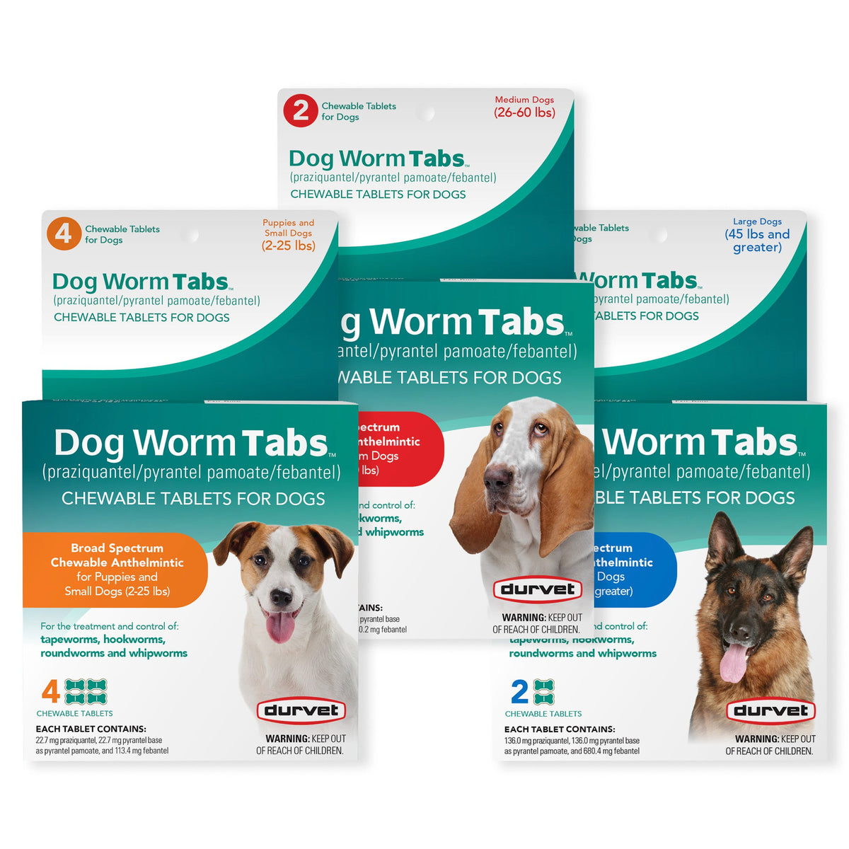 Durvet Dog Worm Tabs - Yelm, WA - Yelm Farm & Pet