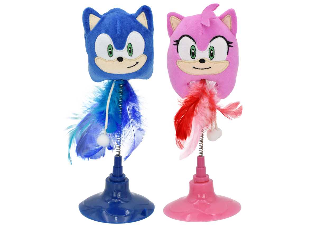 MULTIPET Sonic the Hedgehog® Sonic and Amy Rose Cat Swatters - Yelm, WA ...